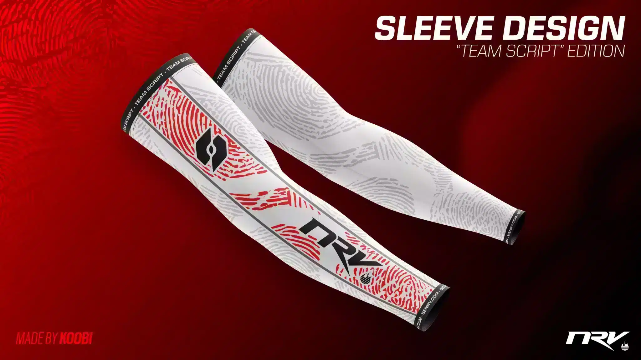 NRV Gaming Sleeve - Team Script - NRV